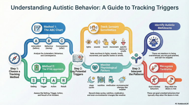 Guide to Tracking Autistic Triggers: ABC, STAR & Sensory Methods